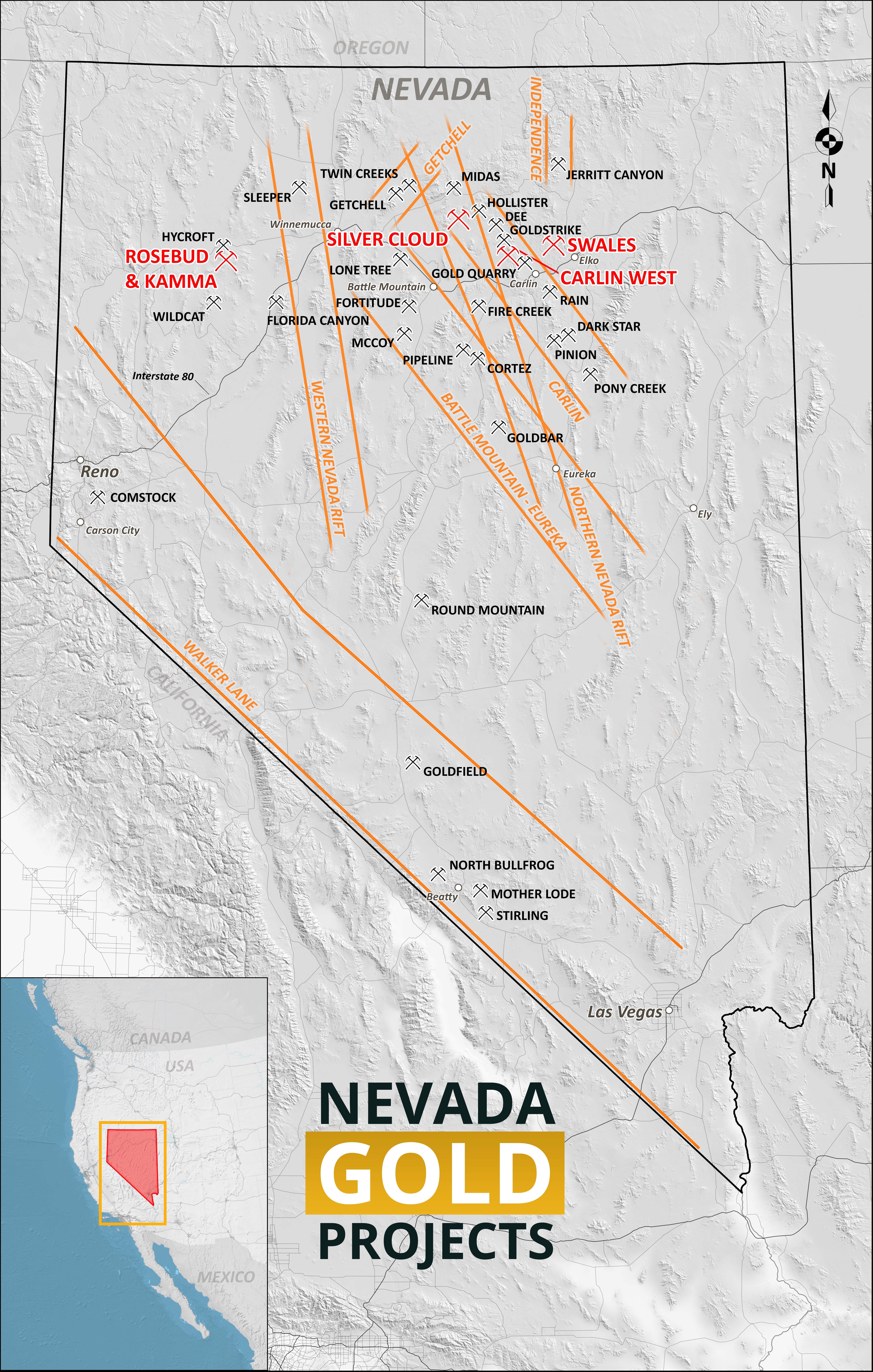 Nevada Gold Projects – Gold Exploration Properties with Solid Potential